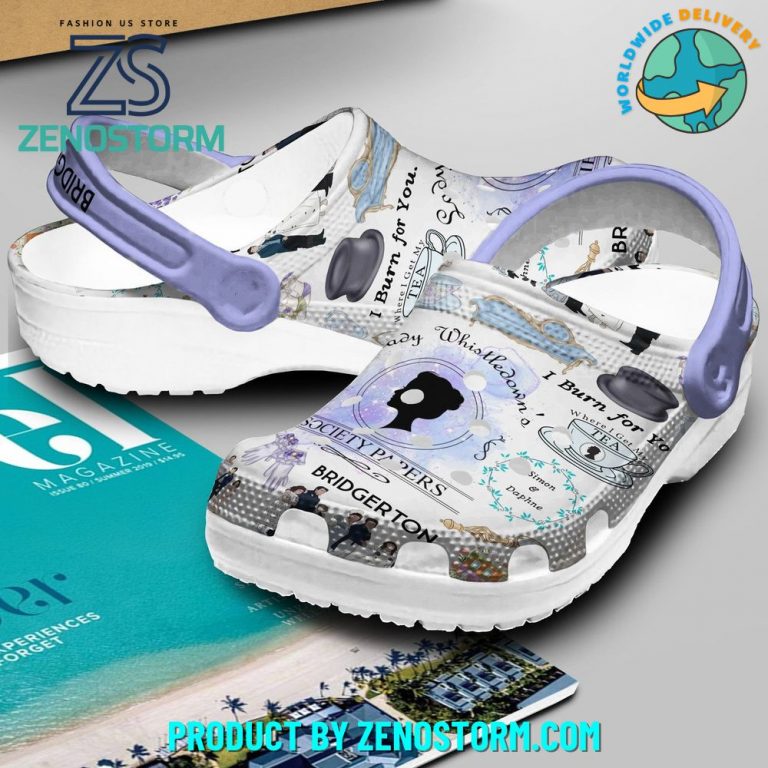 Bridgerton I Burn For You New Crocs - Zenostorm
