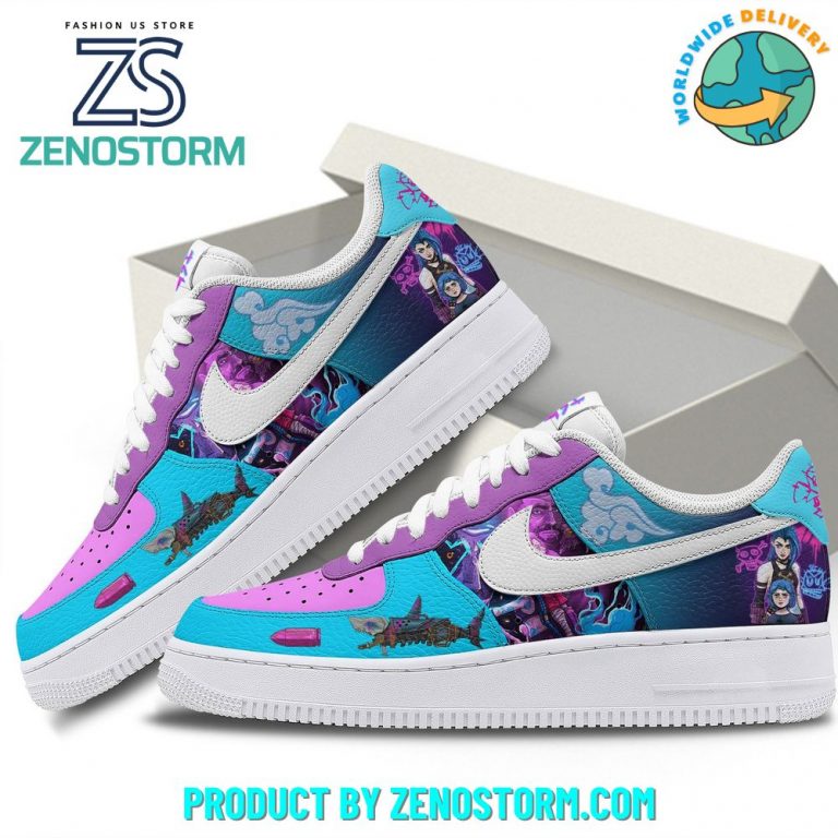 Jinx League of Legends Special Nike Air Force 1 - Zenostorm
