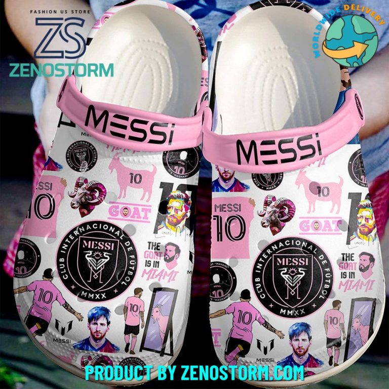 Lionel Messi Footballer Sport Crocs Shoes - Zenostorm