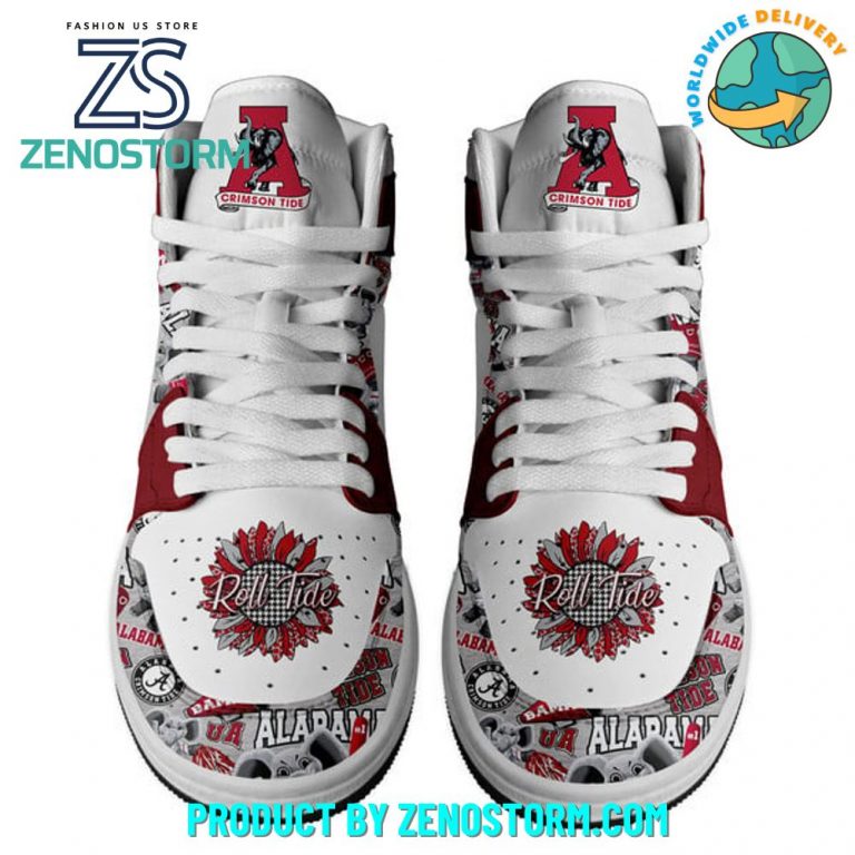 Alabama Crimson Tide NCAA Roll Tide Nike Air Jordan 1 - Zenostorm