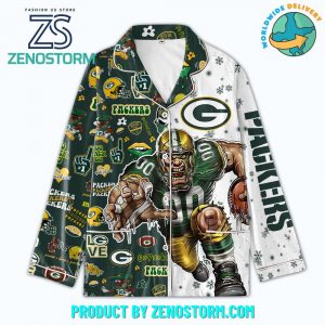 Green Bay Packers NFL Love Football Pajamas Set - Zenostorm