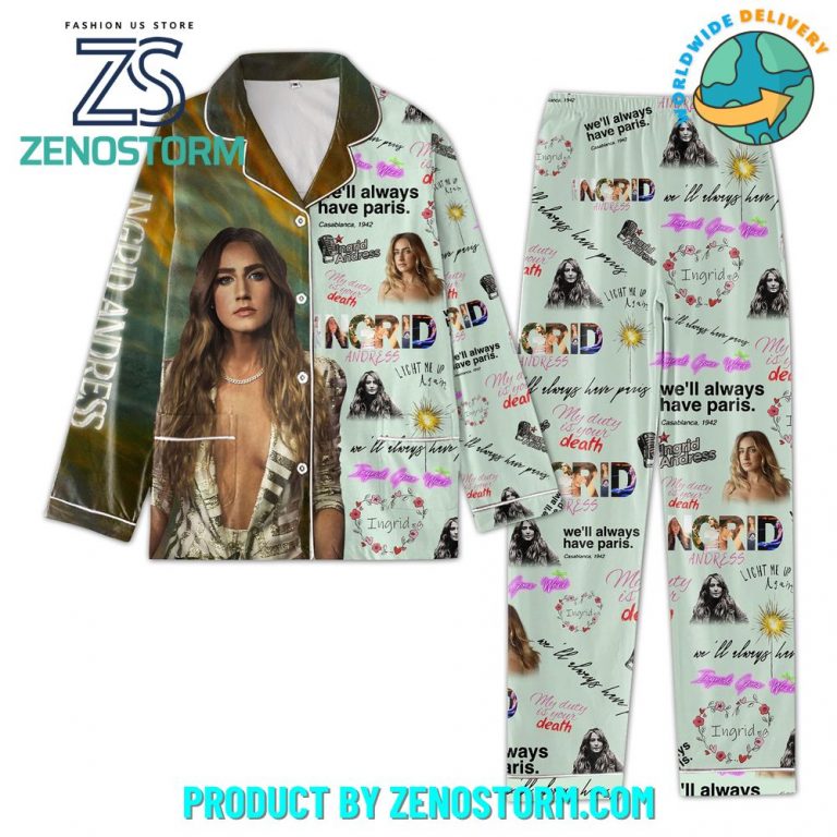 Ingrid Andress American Country Singer Pajamas Set - Zenostorm
