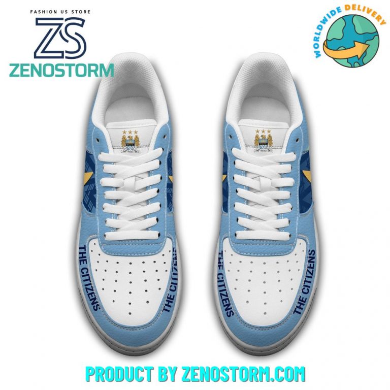 Manchester City EPL Soccer The Citizens Nike Air Force 1 - Zenostorm