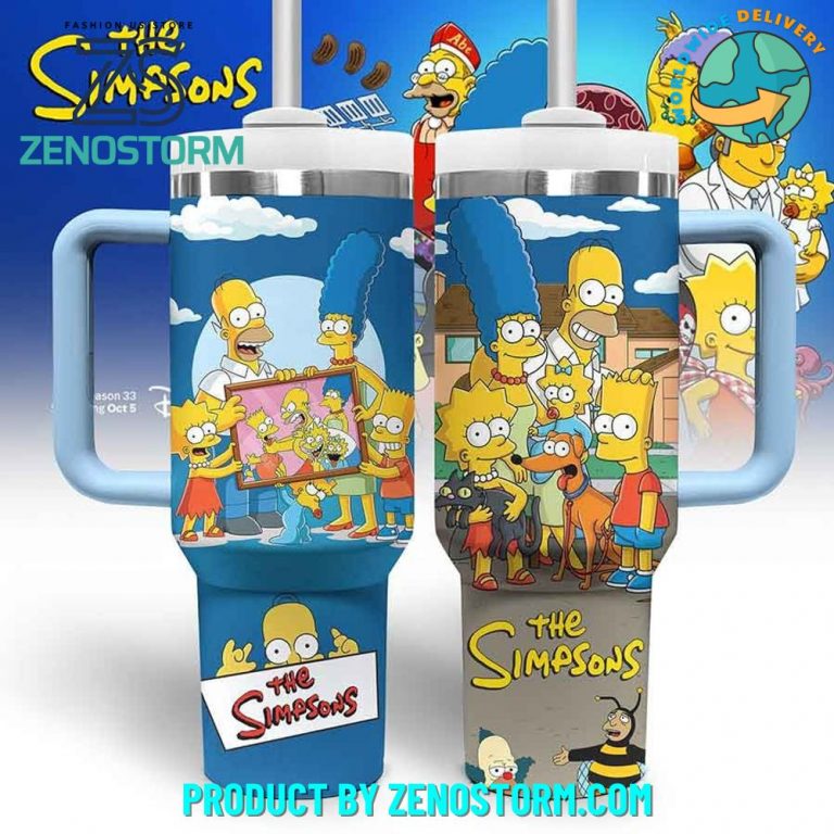 The Simpsons Cartoon TV Series Stanley Tumbler - Zenostorm