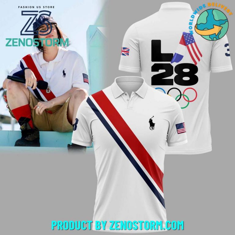 Billie Eilish Olympic Paris 2024 Polo Shirt - Zenostorm