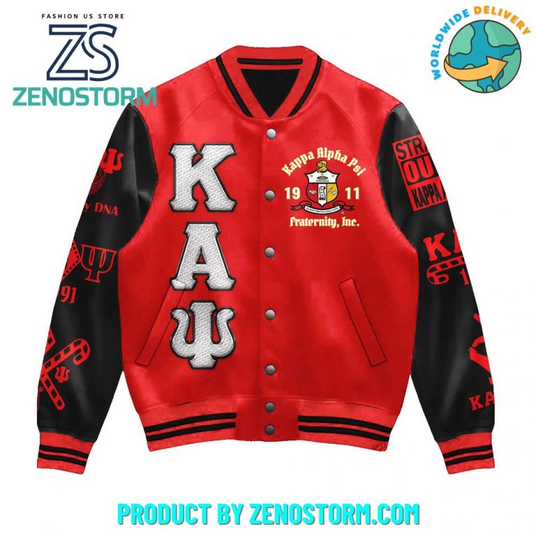 Kappa Alpha Psi 2025 Personalized Baseball Jacket - Zenostorm