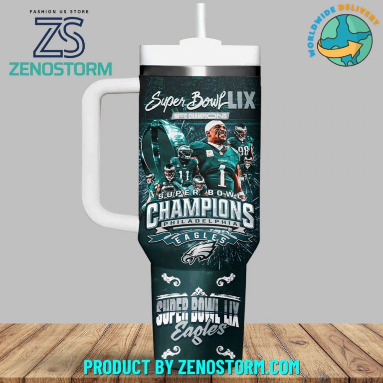 Philadelphia Eagles Super Bowl LIX Champions 2025 Stanley Tumbler ...