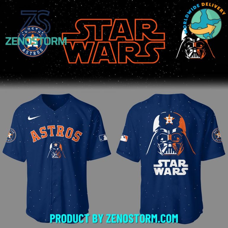 Houston Astros MLB x Star Wars 2025 Baseball Jersey - Zenostorm