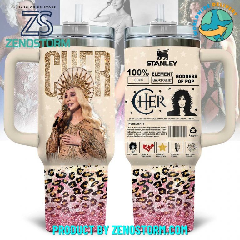Cher Goddess Of Pop Special 40oz Stanley Tumbler - Zenostorm