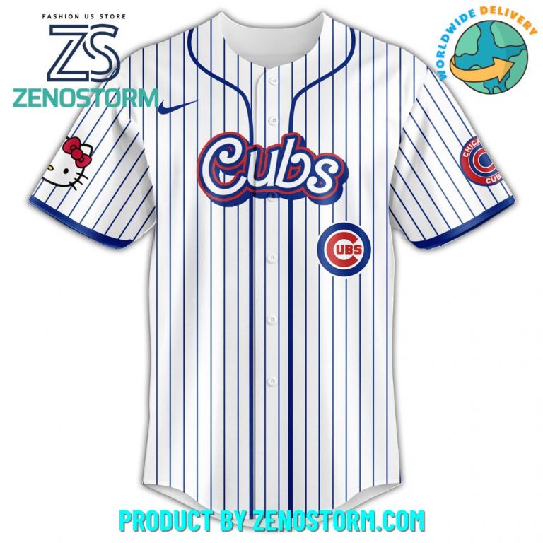 Chicago Cubs MLB x Hello Kitty Night Jersey 2025 - Zenostorm
